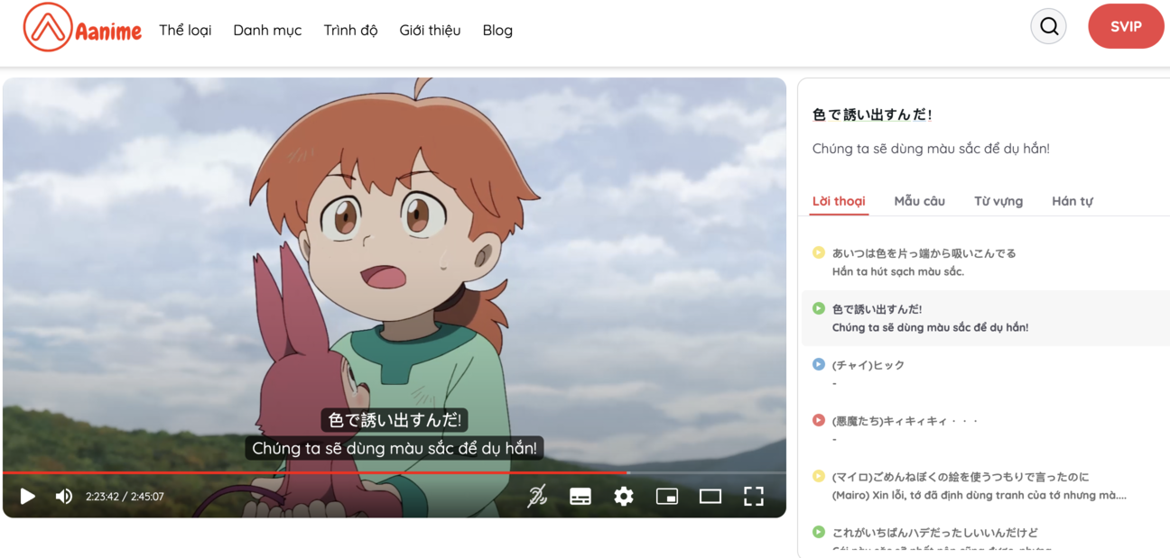 Kỹ thuật shadowing theo nhân vật anime để nói tiếng Nhật trôi chảy