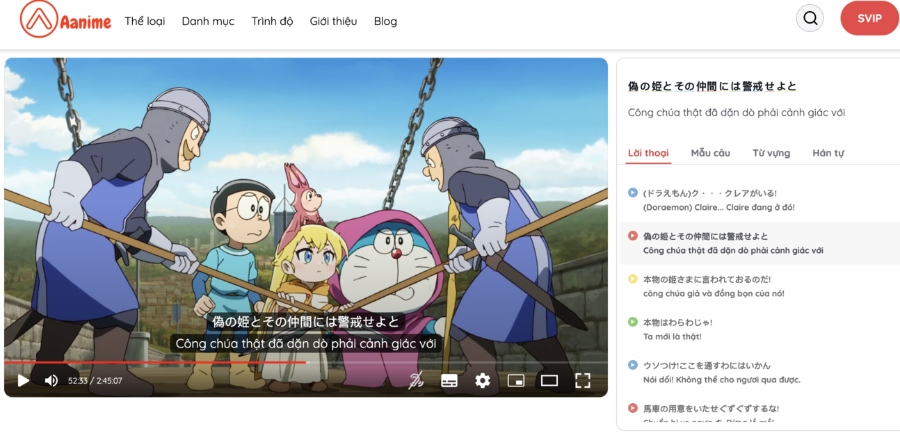 Kỹ thuật shadowing theo nhân vật anime để nói tiếng Nhật trôi chảy