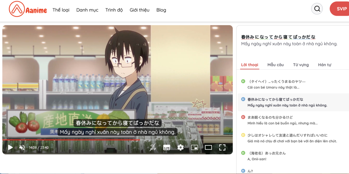 Vì sao Aanime.tv là nền tảng học tiếng Nhật qua anime hiệu quả nhất ...